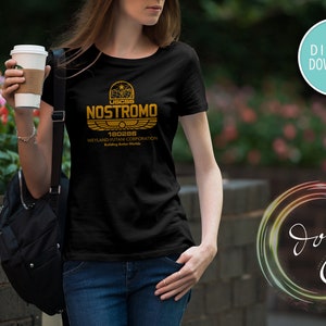 3 Nostromo Alien Aliens Logos T-shirt PNG SVG for Cricut Printable Art ...