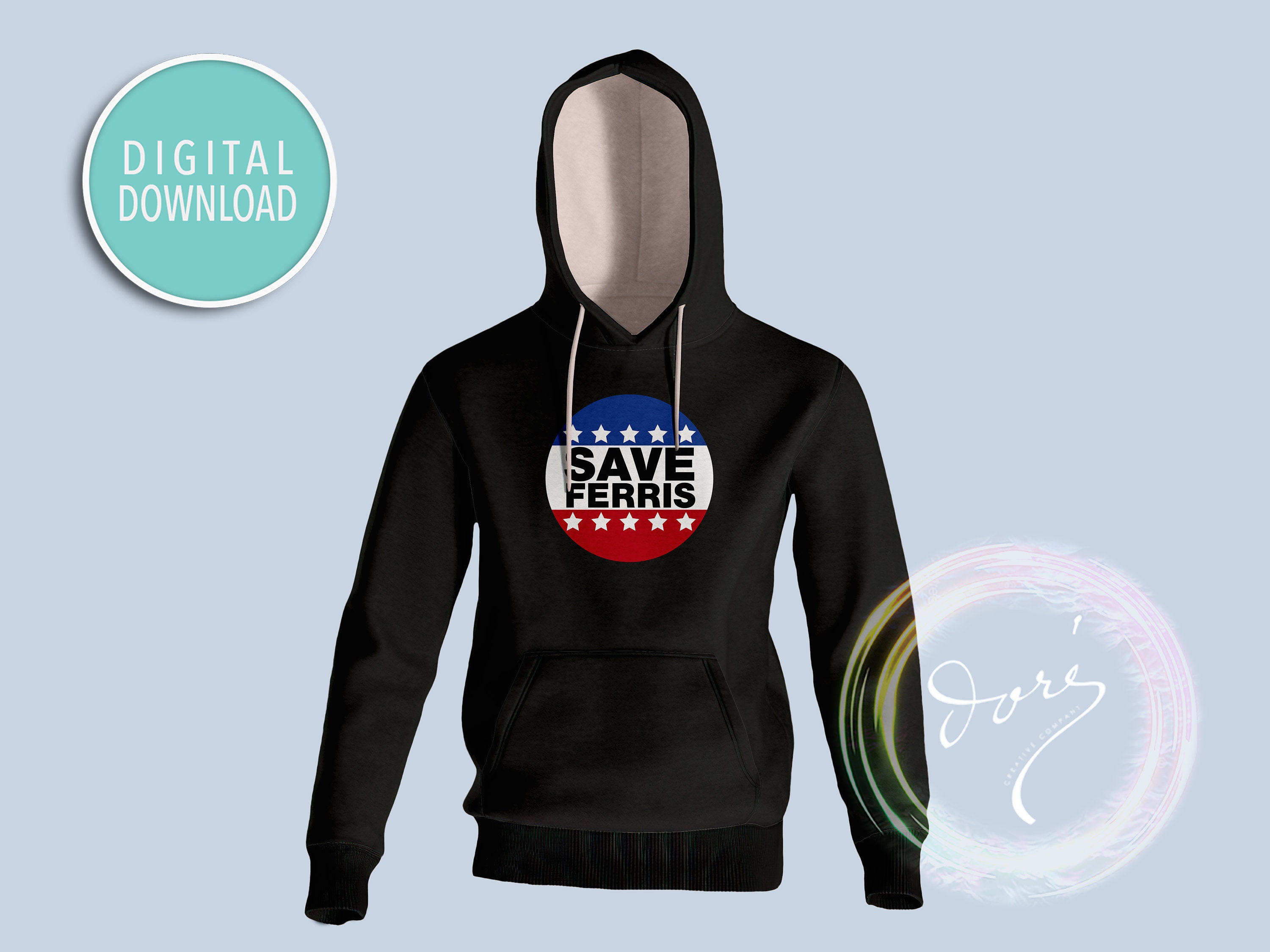 Classic Save Ferris T-shirt Logo PNG SVG for Cricut Printable Art ...
