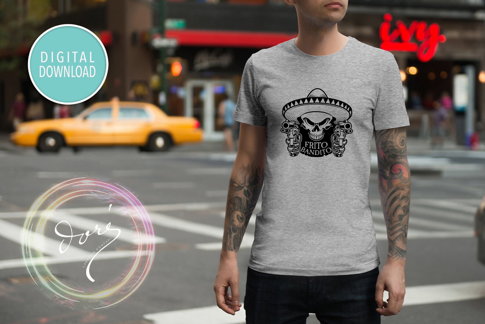 Frito Bandito Logo Pack PNG SVG for Cricut Printable Art. Sublimation ...