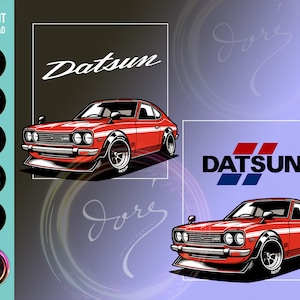 Datsun 240K GT PNG SVG for Cricut Printable Art. Sublimation Design ...