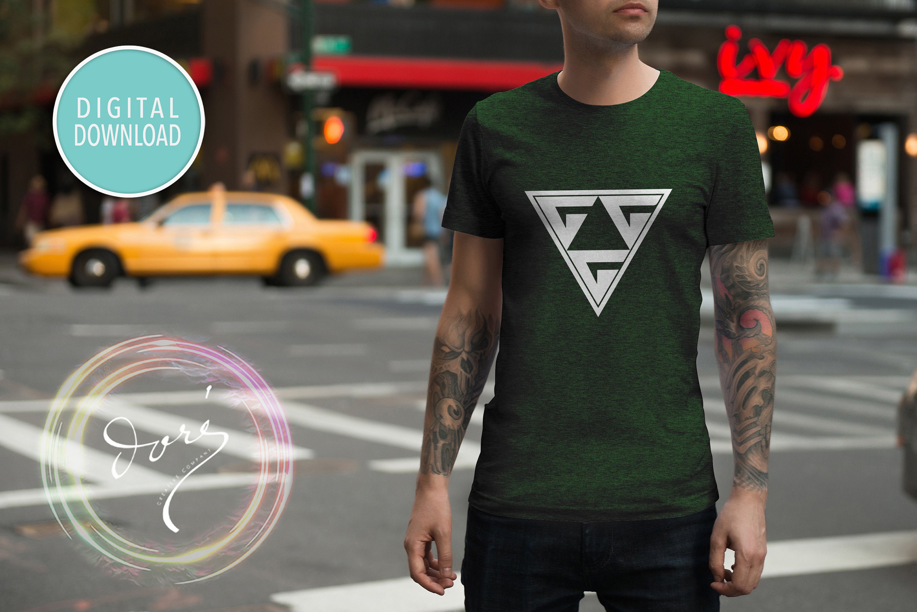 Gideon Graves Gman Logo From Scott Pilgrim, T-shirt PNG SVG Printable ...