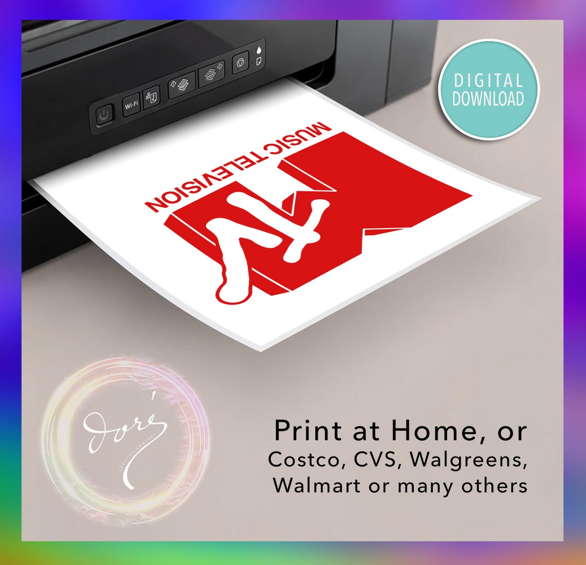 Classic Music Television Mtv Logo PNG SVG for Cricut Printable - Etsy