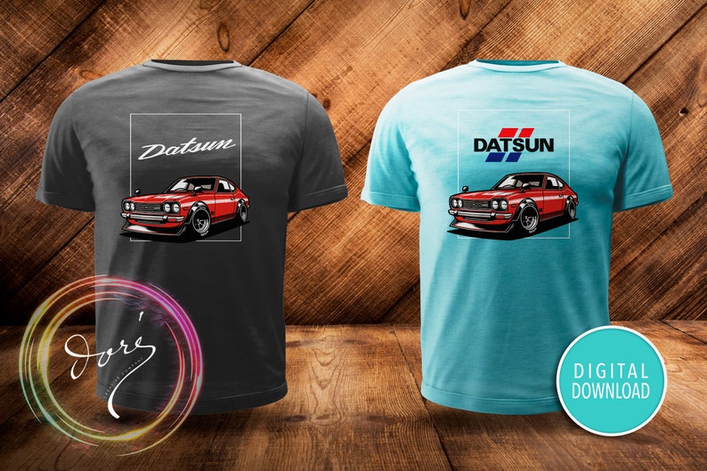 Datsun 240K GT PNG SVG for Cricut Printable Art. Sublimation Design ...