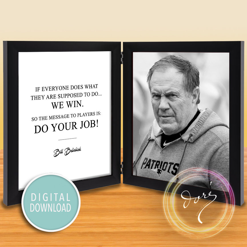 Huge 6 Pack of Bill Belichick New England Patriots Inspirational Do ...
