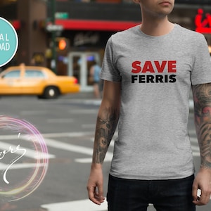 Classic Save Ferris T-shirt Logo PNG SVG for Cricut Printable Art ...