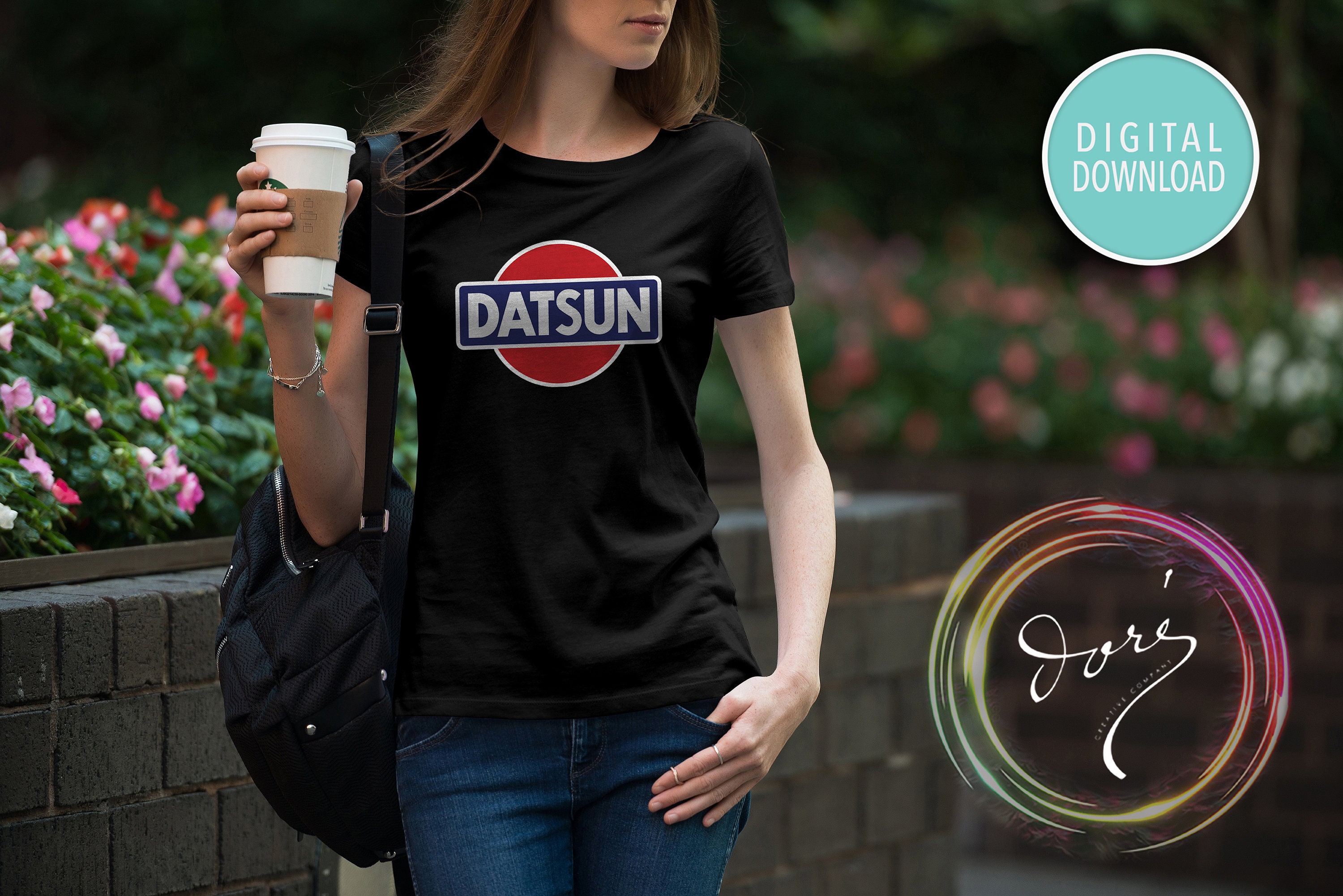 4 Datsun Classic Racing Z Logos T-shirt PNG SVG for Cricut Printable ...
