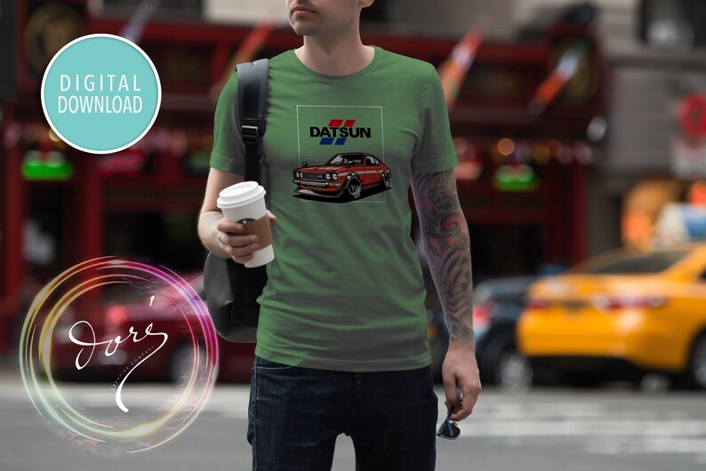 Datsun 240K GT PNG SVG for Cricut Printable Art. Sublimation Design ...