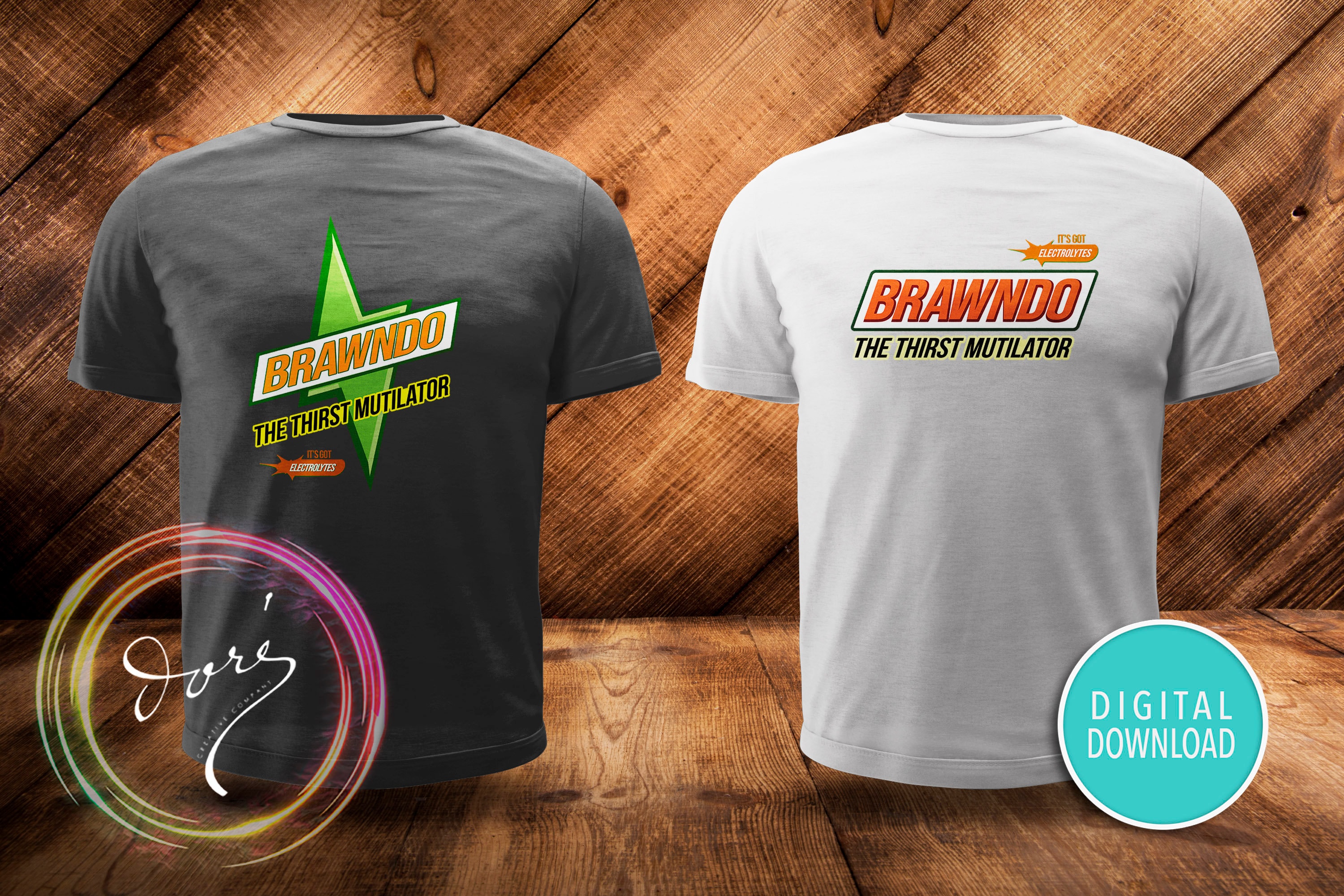 2 Brawndo Its Got Electrolytes Logos T-shirt PNG SVG for Cricut ...