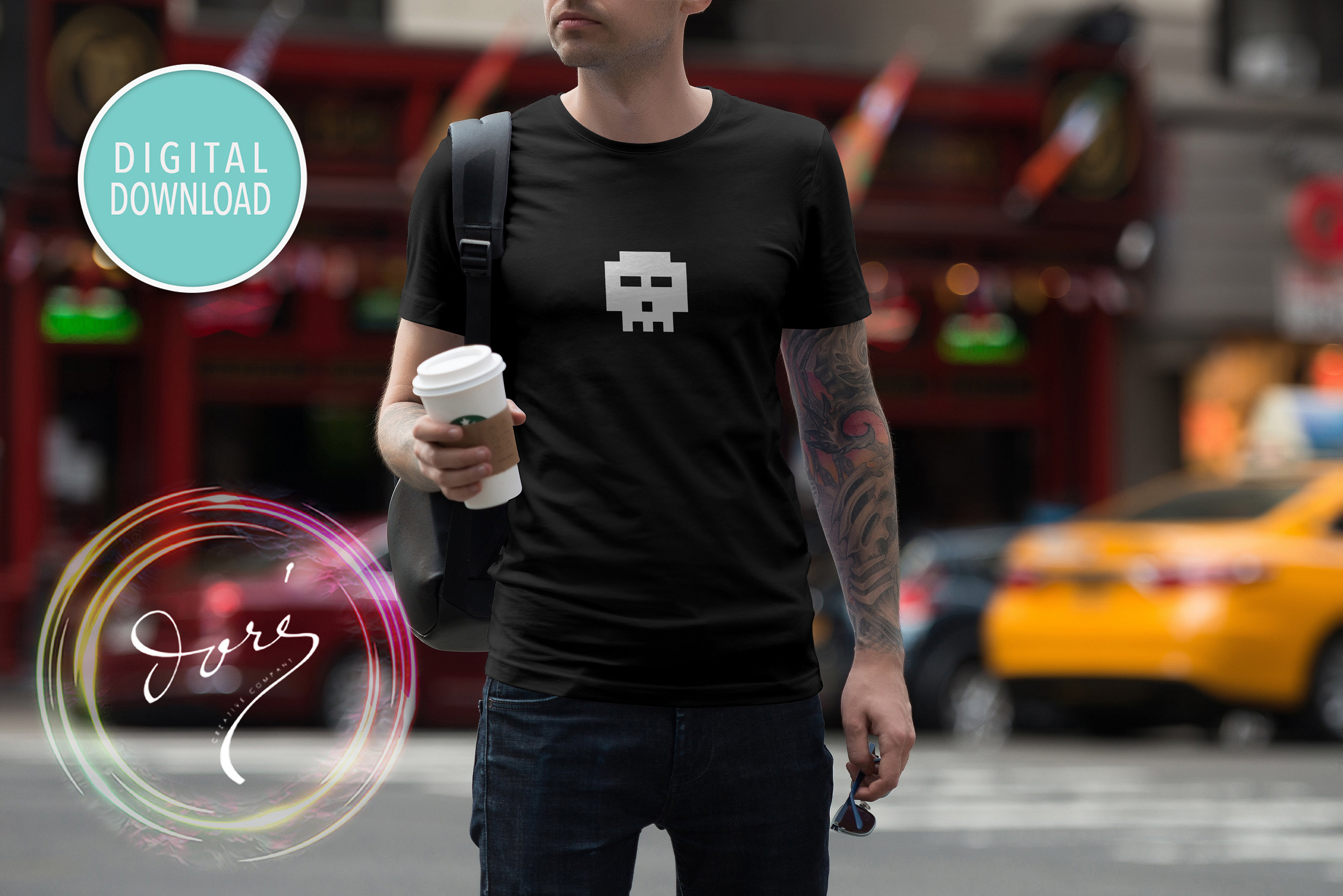 Skull Logo Replicas From Scott Pilgrim 8-bit, T-shirt PNG SVG Printable ...