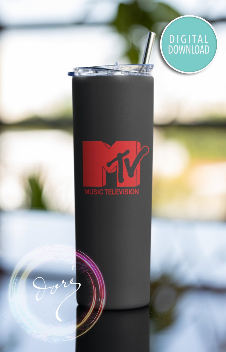 Classic Music Television Mtv Logo PNG SVG for Cricut Printable Art ...