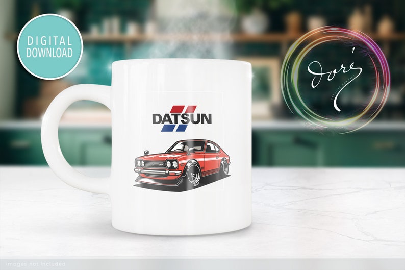 Datsun 240K GT PNG SVG for Cricut Printable Art. Sublimation Design ...
