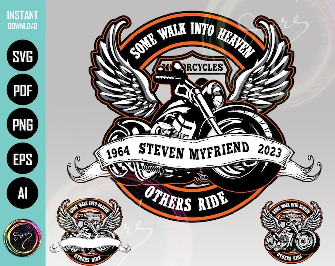 DOWNLOAD - in Loving Memory Motorcycle Road Glide Loss SVG Sticker ...