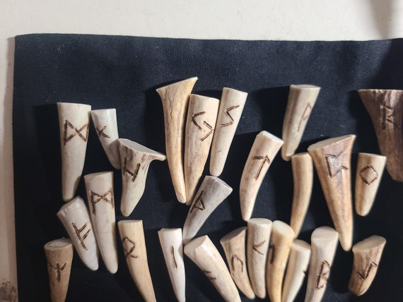 Antler Tip Eldar Futhark Runes - Etsy