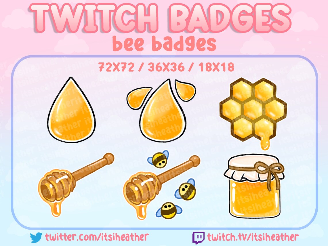 Cute Bee Twitch Overlays GIANT Bundle - 4 Scenes, 1 Overlay, 1 Webcam ...