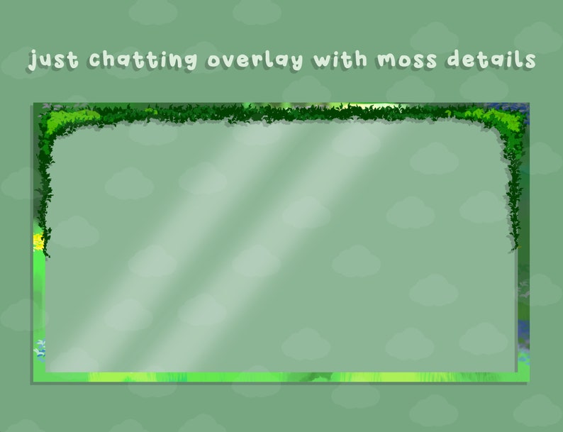 Cute Kawaii Bunny Flower Field Animated Twitch Scenes and Overlay BRB ...