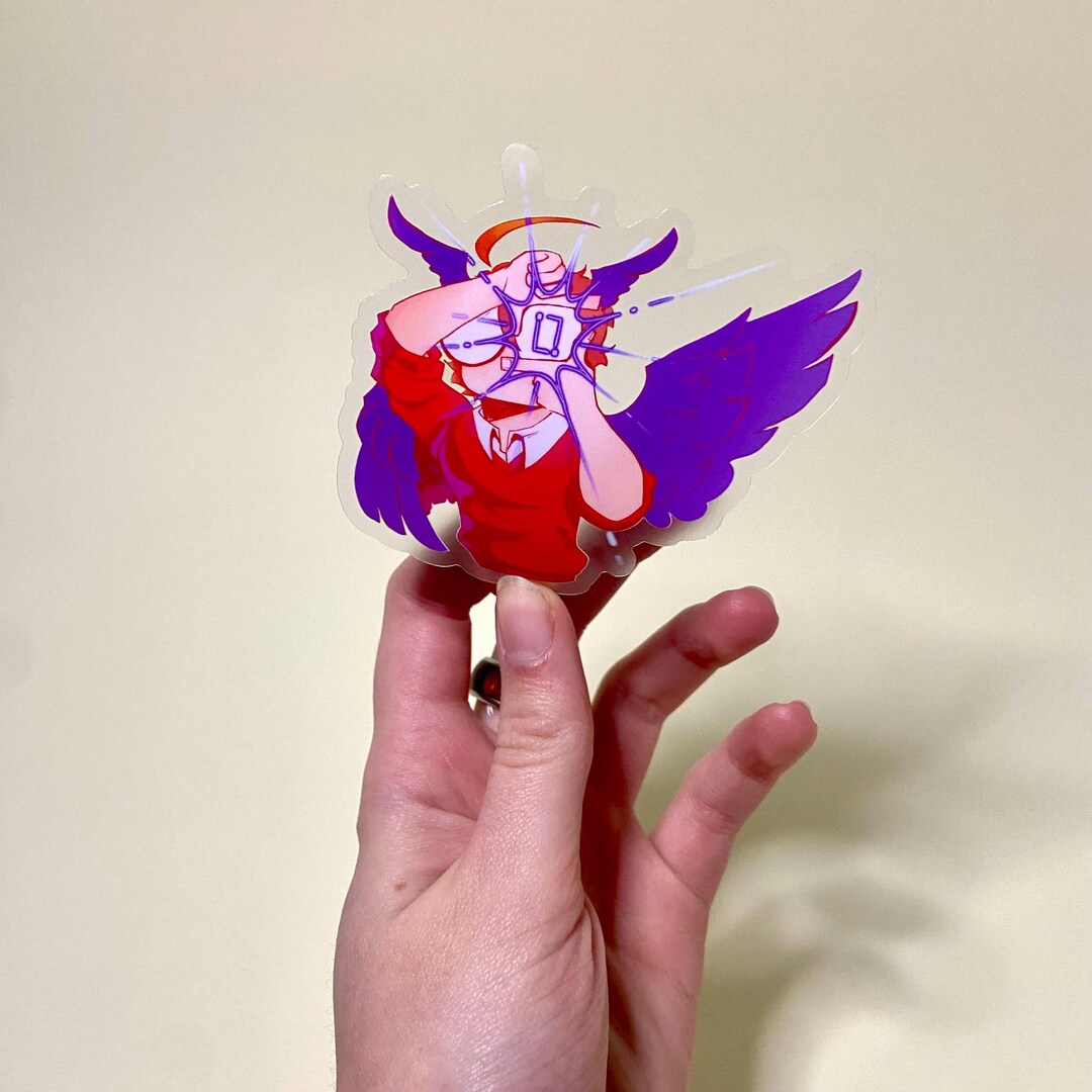 Watcher Grian CLEAR Vinyl Stickers - Hermitcraft - Etsy