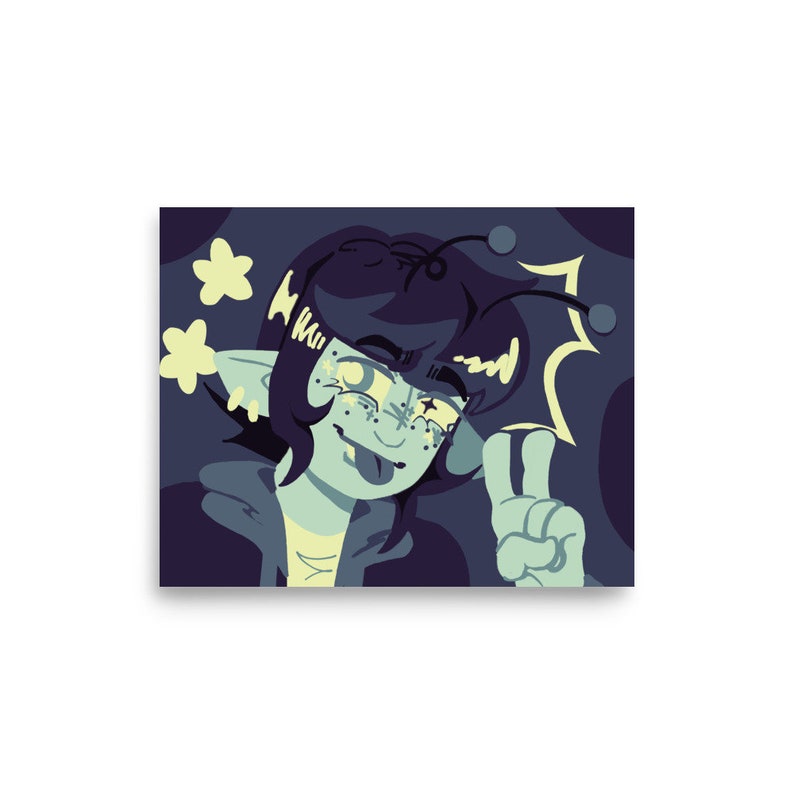 Pearlescentmoon Fan Art Print Hermitcraft Minecraft - Etsy