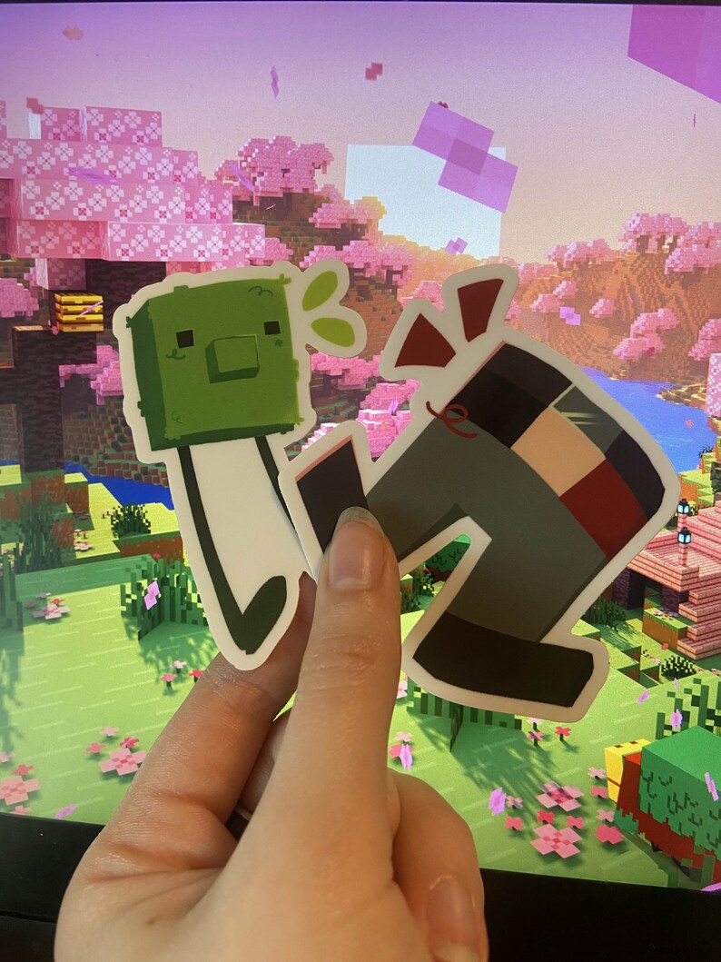 Etho, Bdubs Vinyl Stickers Hermitcraft guess the Build - Etsy