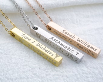 Autism Id Necklace - Etsy