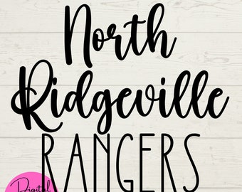 North Ridgeville Ranger Logo Svg - Etsy