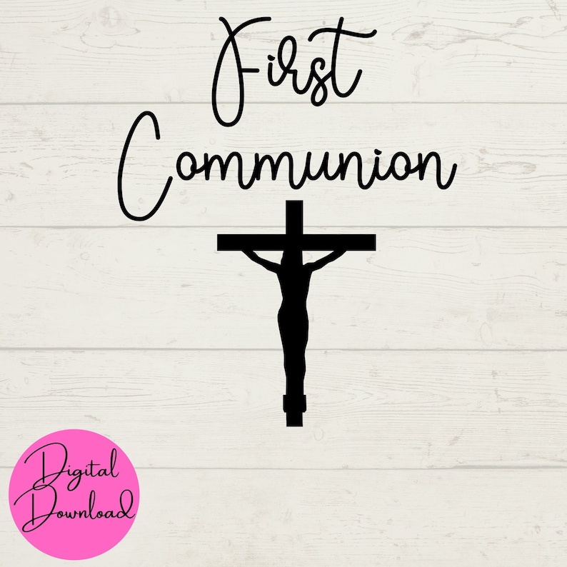 First Communion SVG, Religious SVG, Cross SVG, Church Svg, Communion ...
