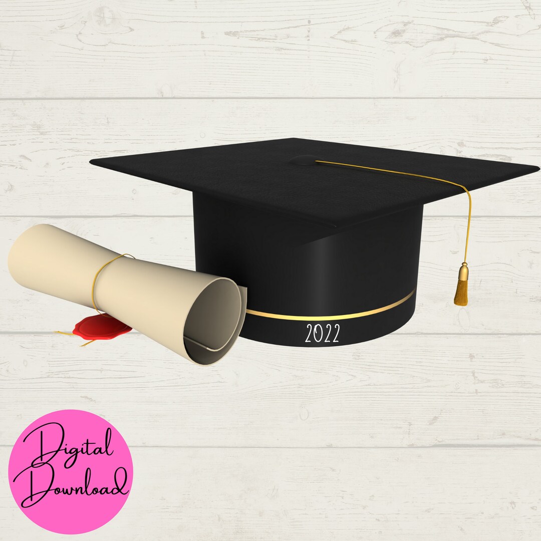 Graduation Cap and Diploma SVG, Graduation Cap SVG, Diploma SVG, 2022 ...