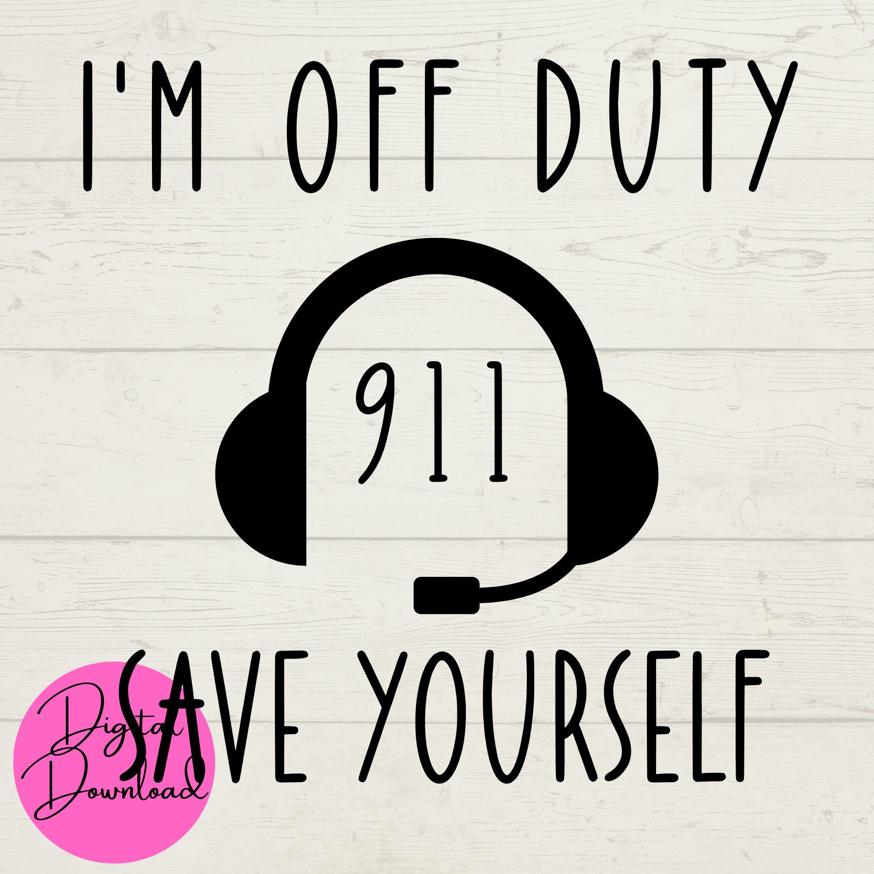 911 Dispatcher SVG, Police SVG, First Responder SVG, Cut Files for ...