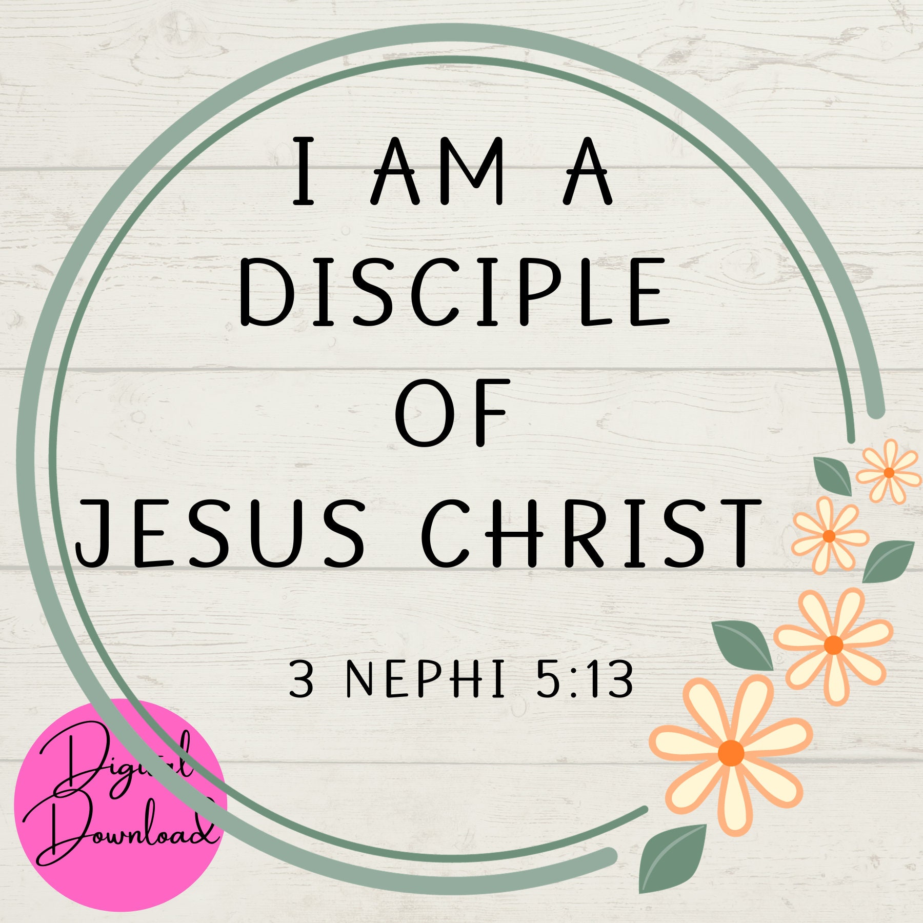 LDS Youth Theme 2024, I Am A Disciple of Jesus Christ SVG, Latter-day ...
