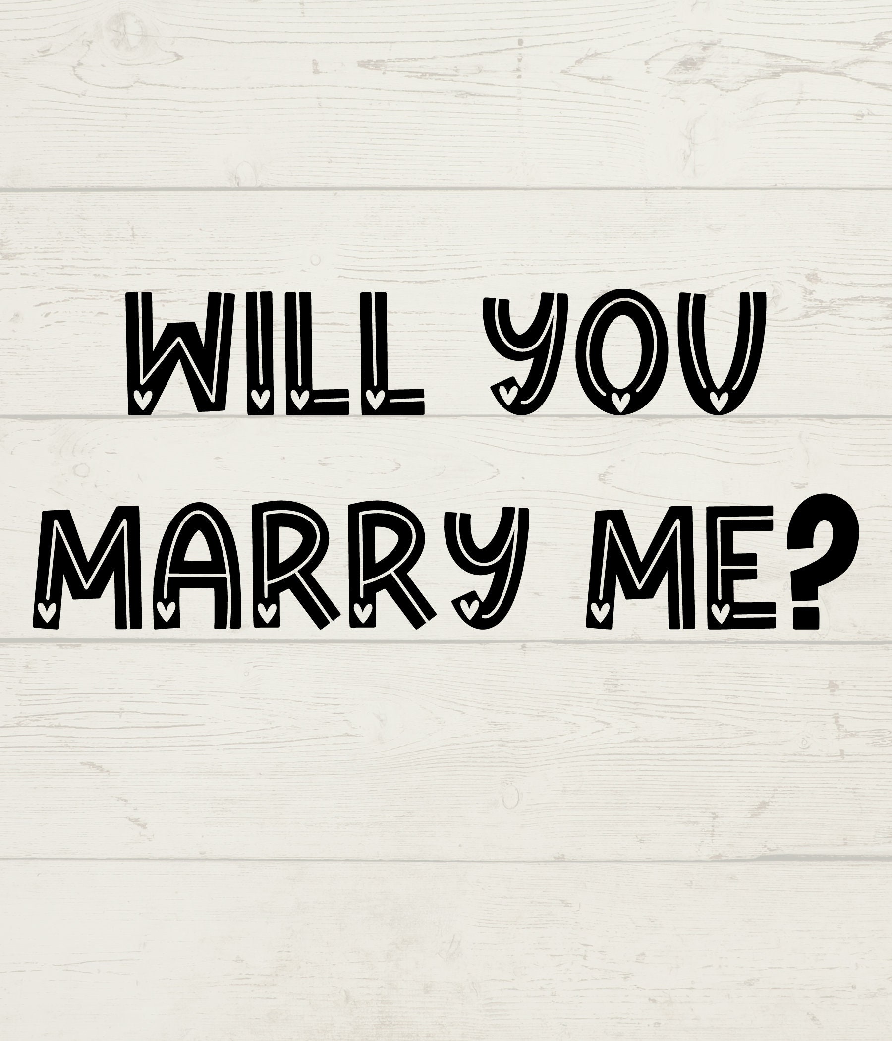 Will You Marry Me SVG, Marriage Proposal SVG, Marry Me Digital ...