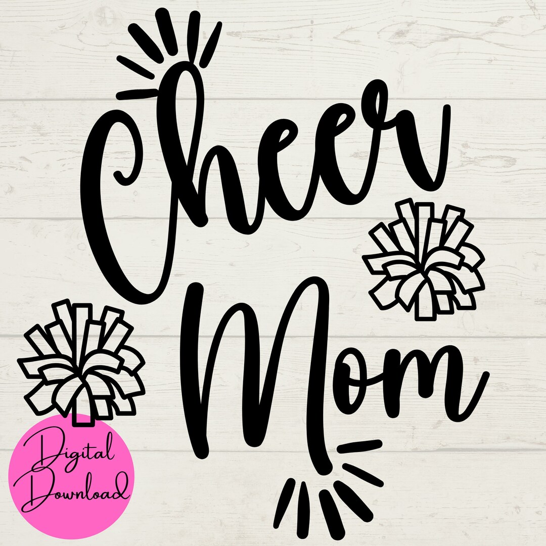 Cheer Mom SVG, Cheerleading Svg, Cheer Family Files, Cheerleader ...