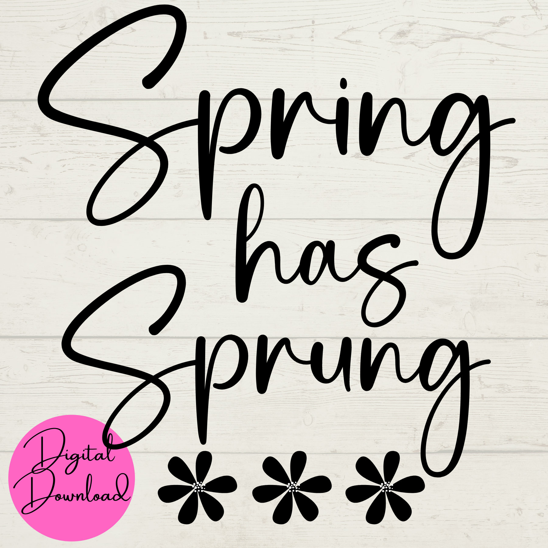 Spring Has Sprung SVG, Spring SVG, Digital Downloads, Instant Downloads ...