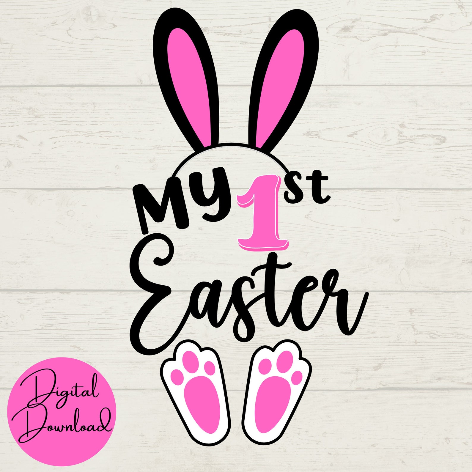 My First Easter SVG, Baby's First Easter Digital Downloads, Easter ...