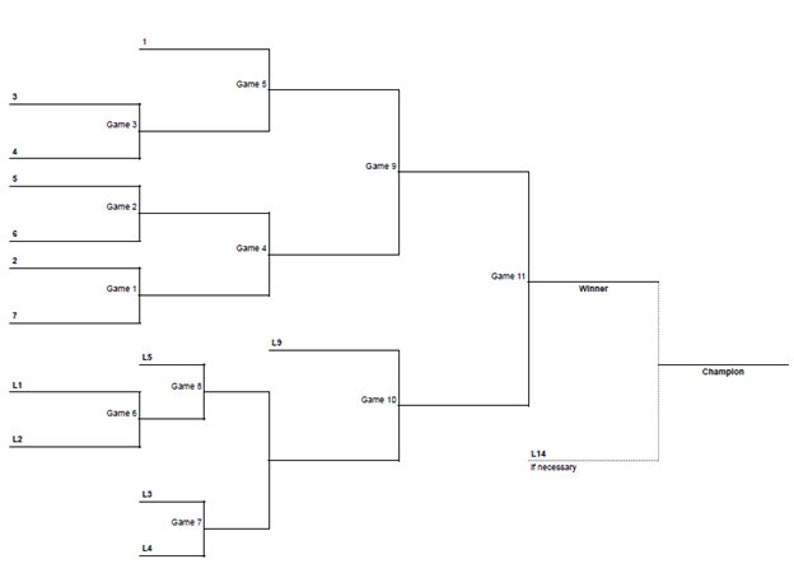 Instant Download: 10 Single and Double Elimination Playoff Bracket ...
