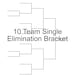 10-team Single and Double Elimination Playoff Brackets PDF and Hi ...