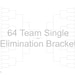 64-team Single Elimination Playoff Brackets - Etsy
