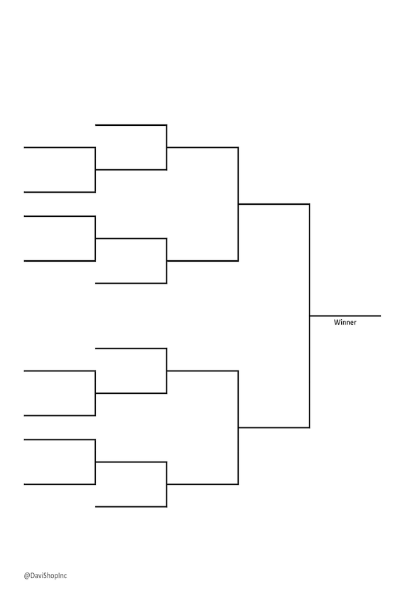 Printable 12 Team Bracket