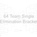 64-team Single Elimination Playoff Brackets - Etsy