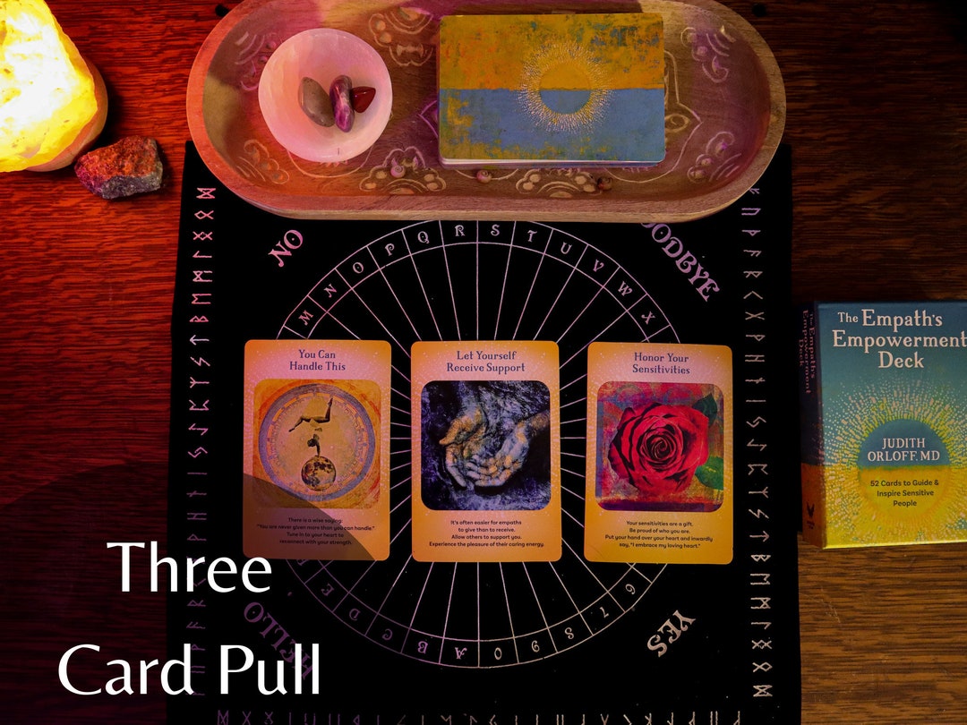 Three Card Oracle Reading | Empath Empowerment Oracle | Spiritual ...