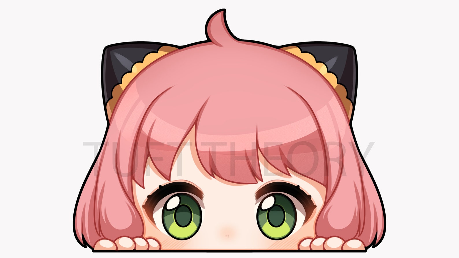 Anime Spy Peeker Stickers - Etsy