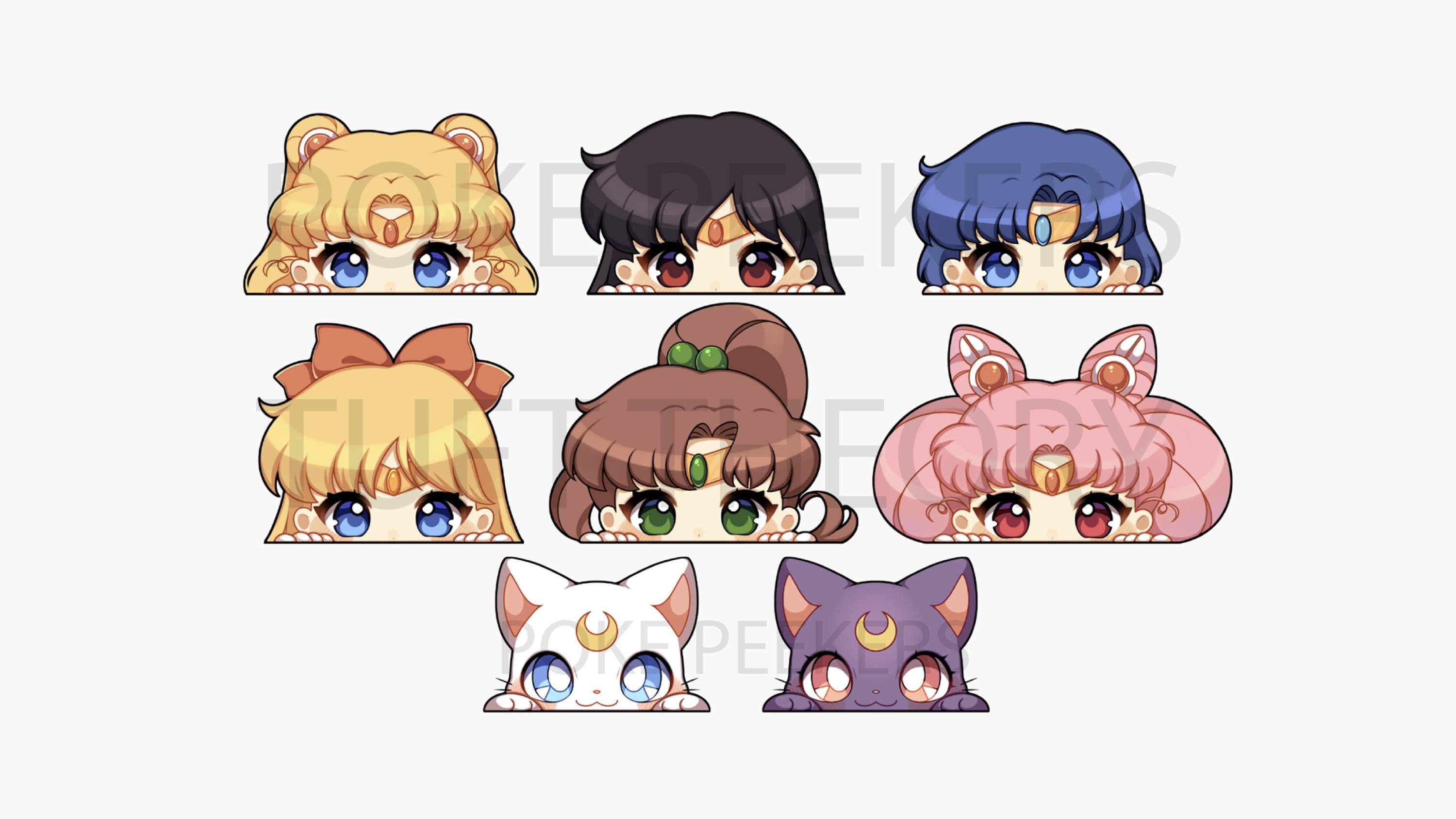 Anime SM Peeker Stickers - Etsy