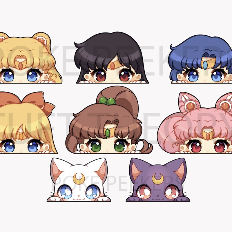 Sailor Moon Stickers - Etsy