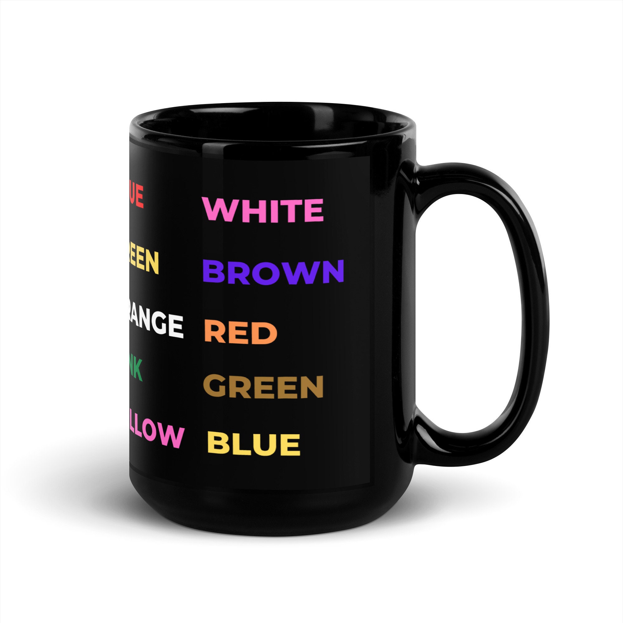 Stroop Test Mug Stoop Effect Mug Psychology Mug Cognitive - Etsy