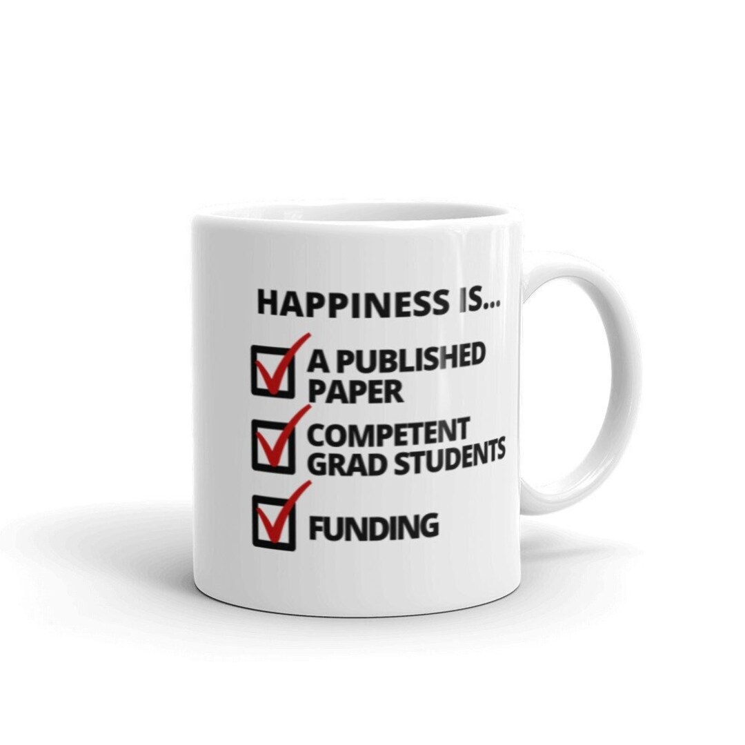 Professor Humor Mug Funny Professor, Tenure, Associate Professor ...