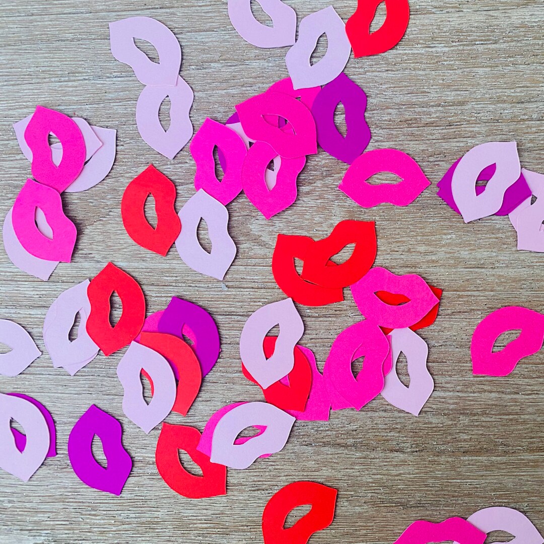 Lips Birthday Party Decor Confetti - Etsy