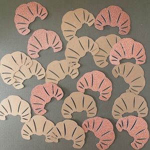 Croissant Birthday Party Decor Confetti - Etsy