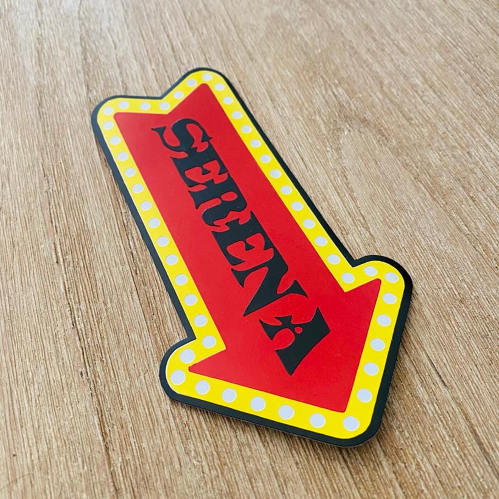 Personalized Circus Name Sticker - Etsy