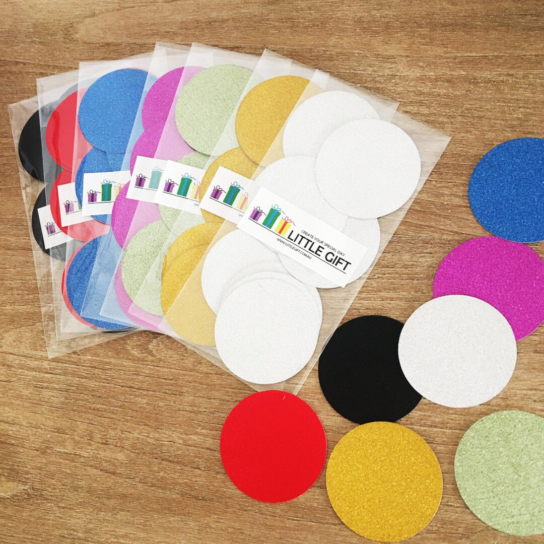 Circle Dots Birthday Craft DIY Party Confetti - Etsy