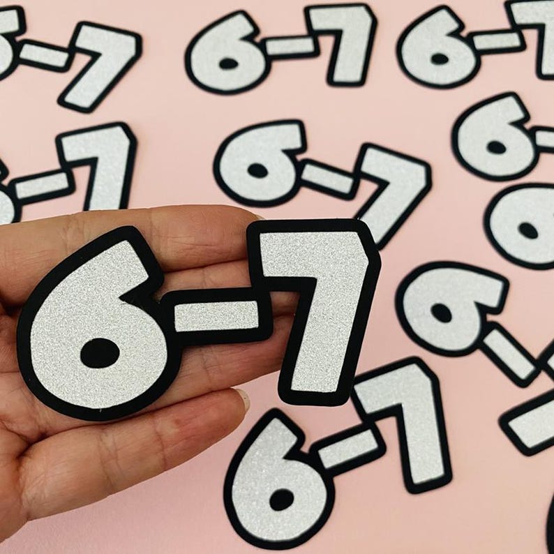 6-7 Six Seven Birthday Party Confetti | Six Seven Table Decoration - Etsy