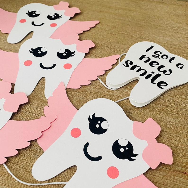 First Tooth Party Decor Banner - Etsy