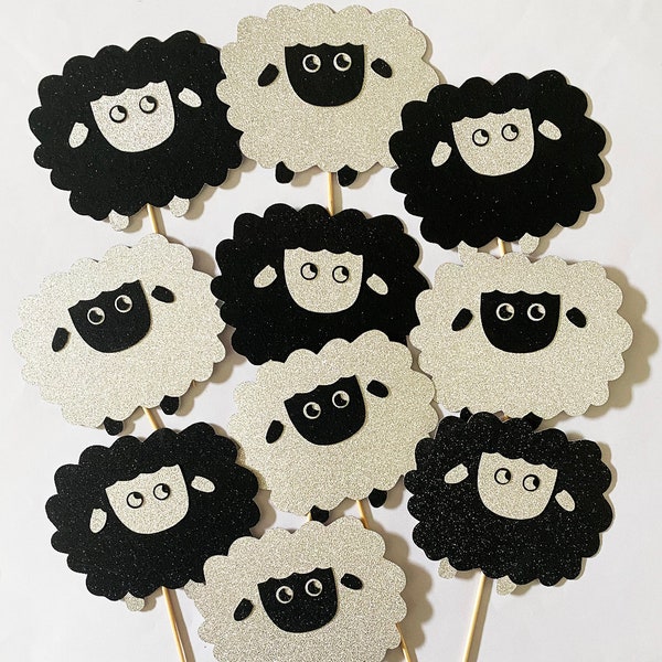 Sheep Cake Topper - Etsy